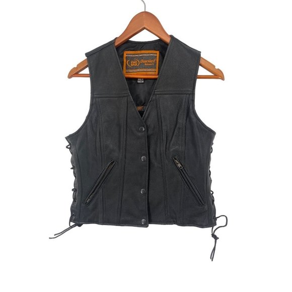 DANIEL SMART | Tops | Daniel Smart Genuine Black Leather Concealed ...